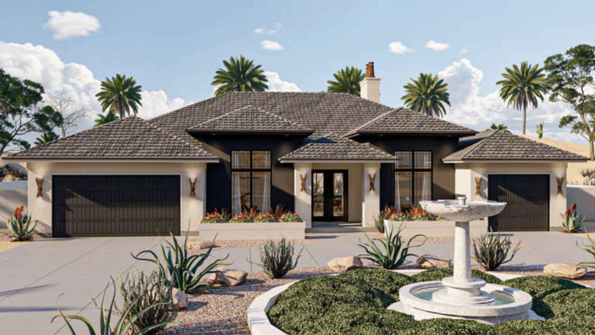 Modern Single Floor House Design Ideas | Bottomline Studio